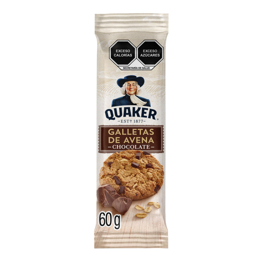 Galleta Avena Choco Cacao Quaker 60Gr | CCK