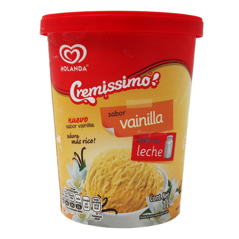 Helado Vainilla Holanda 1L | CCK
