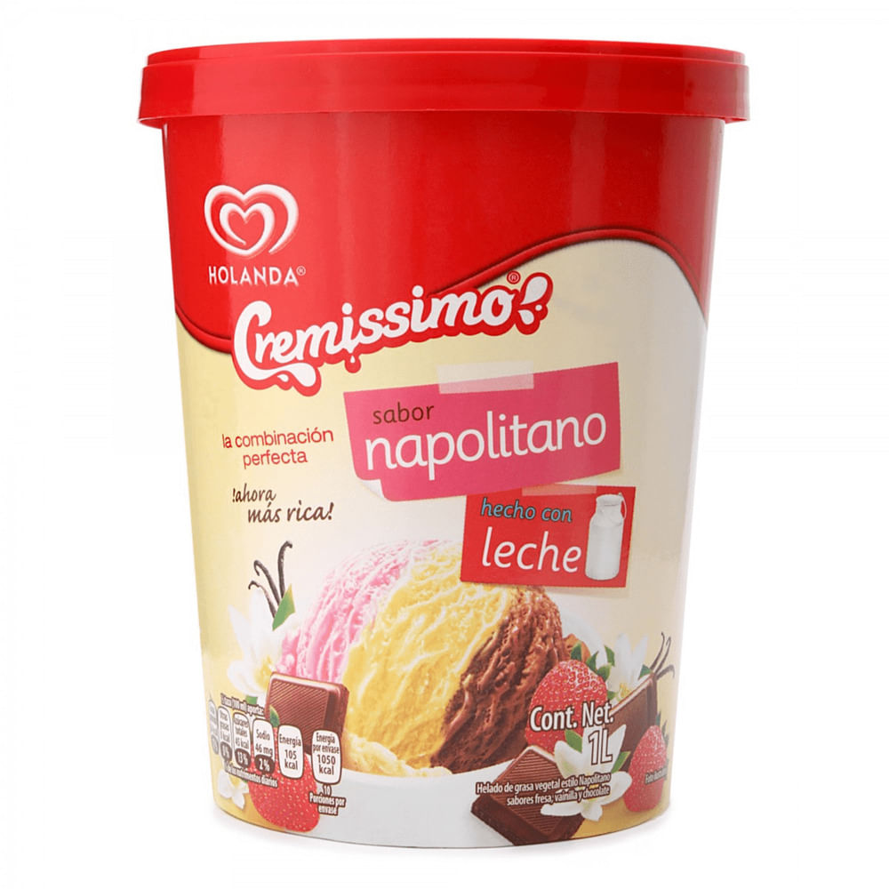 Helado Napolitano Holanda 1L | CCK
