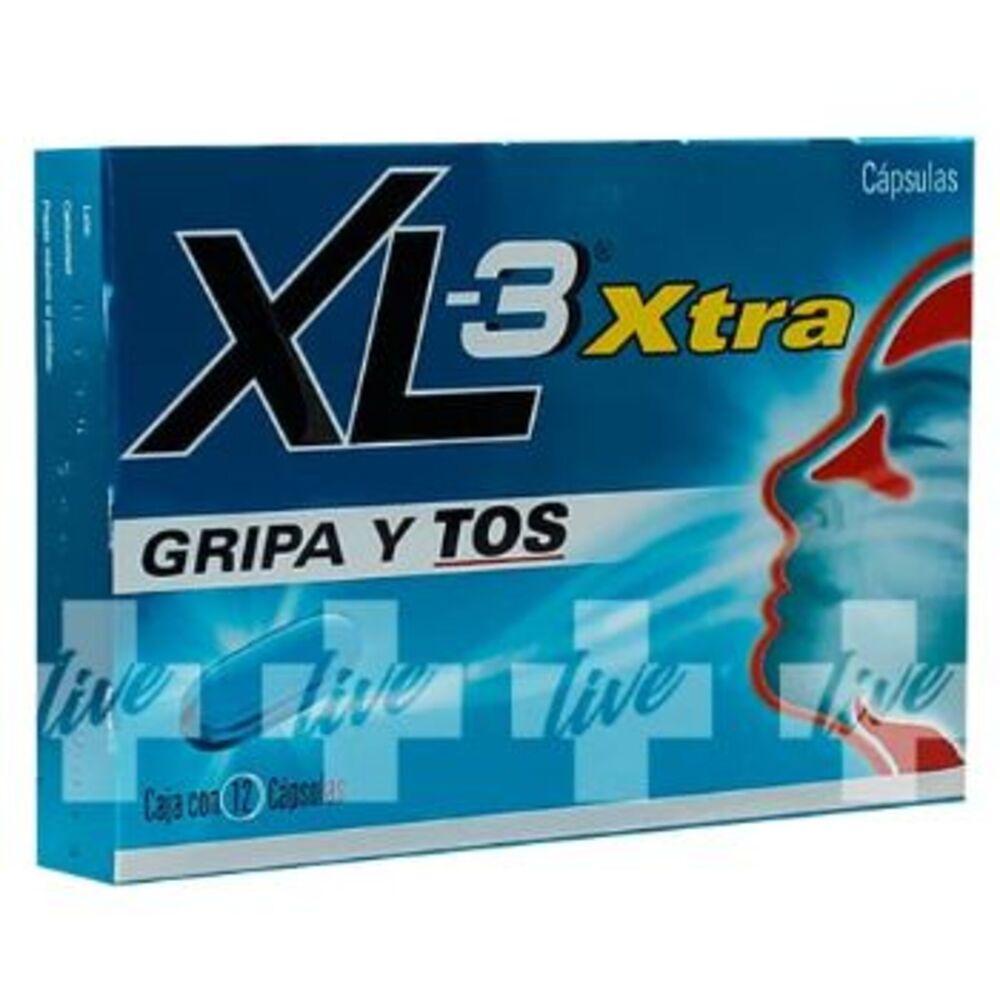Xl 3 Xtra Gripa Y Tos 12 Cápsulas | CCK