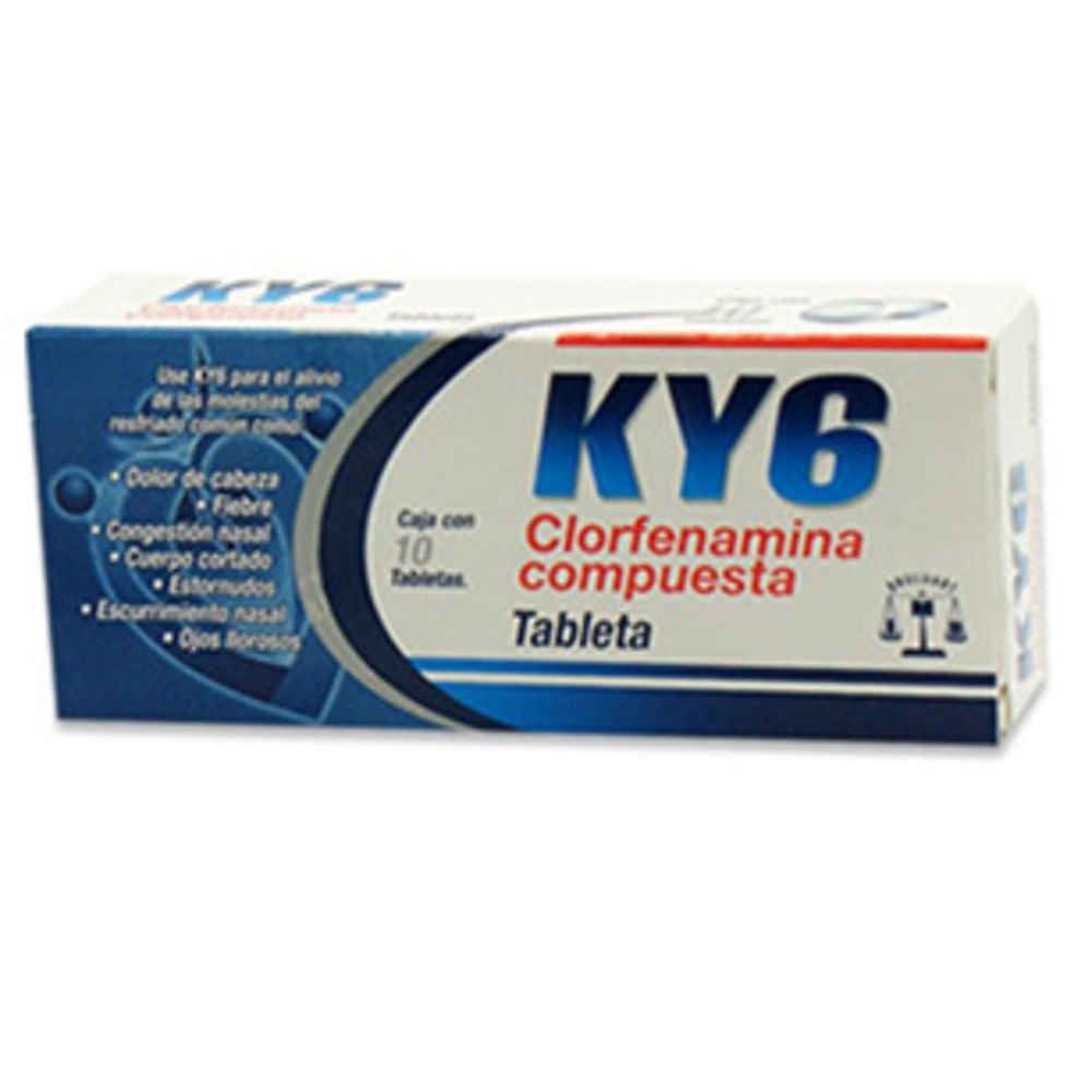 Clorfenamina Compuesta Antigripal Ky6 | CCK