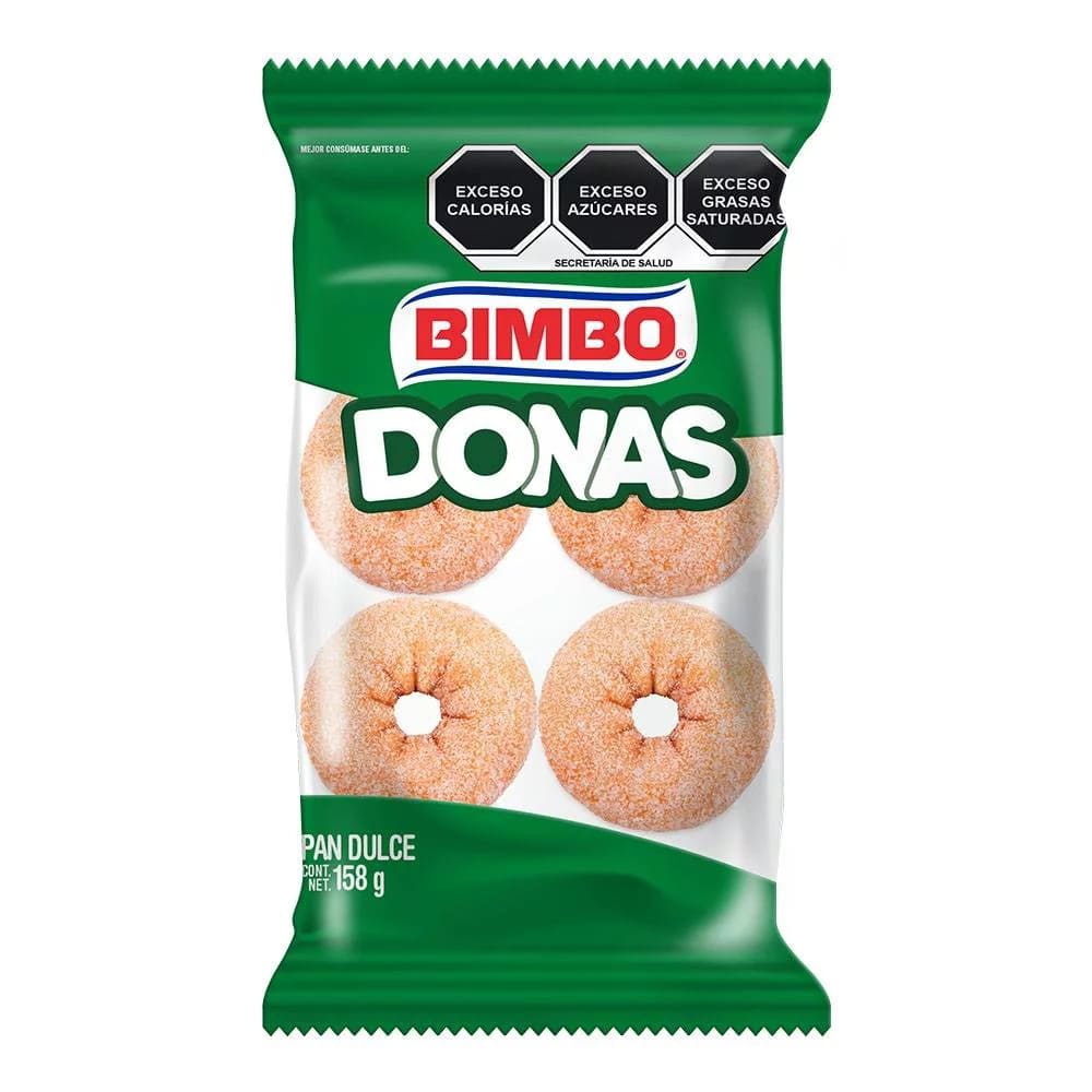Pan Bimbo Donas Azúcar 158gr | CCK