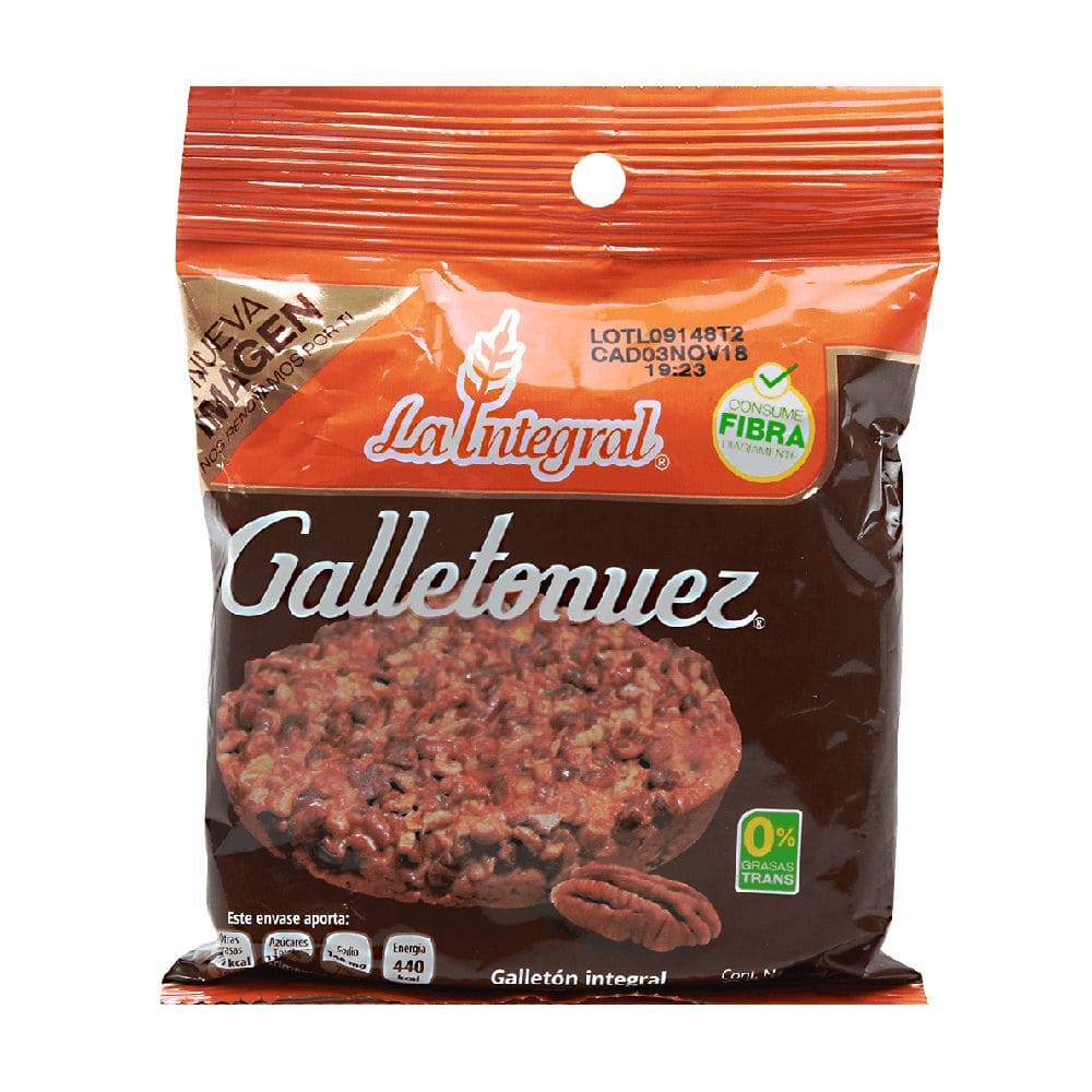 Galleta Con Nuéz La Integral 90gr | CCK