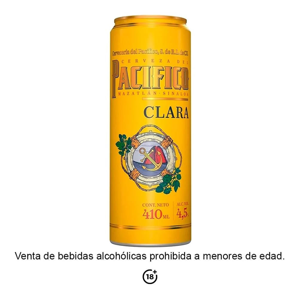 Pacifico Clara Lata 410 ml| CCK
