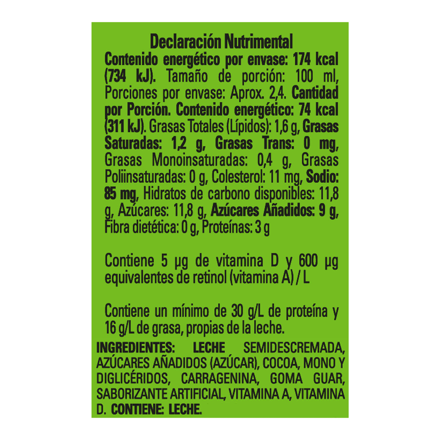 Leche Bimbo Nito Chocolate 236ml | CCK