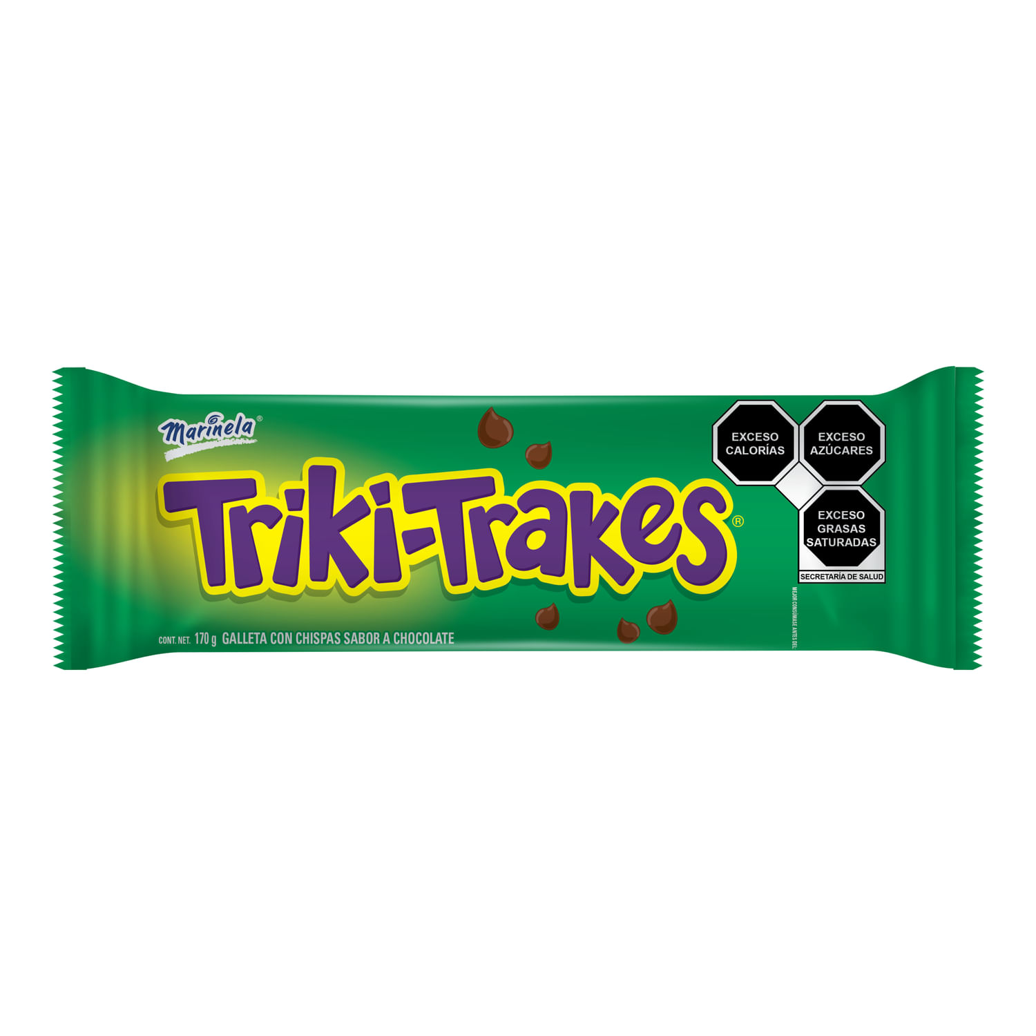 Galleta Marinela Triki-Trakes con Chispas Sabor a Chocolate 170gr | CCK