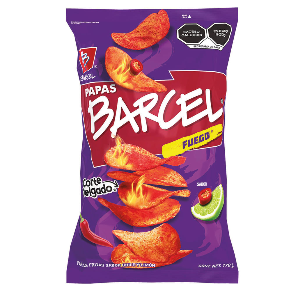 Papas Barcel Fuego 170 gr| CCK